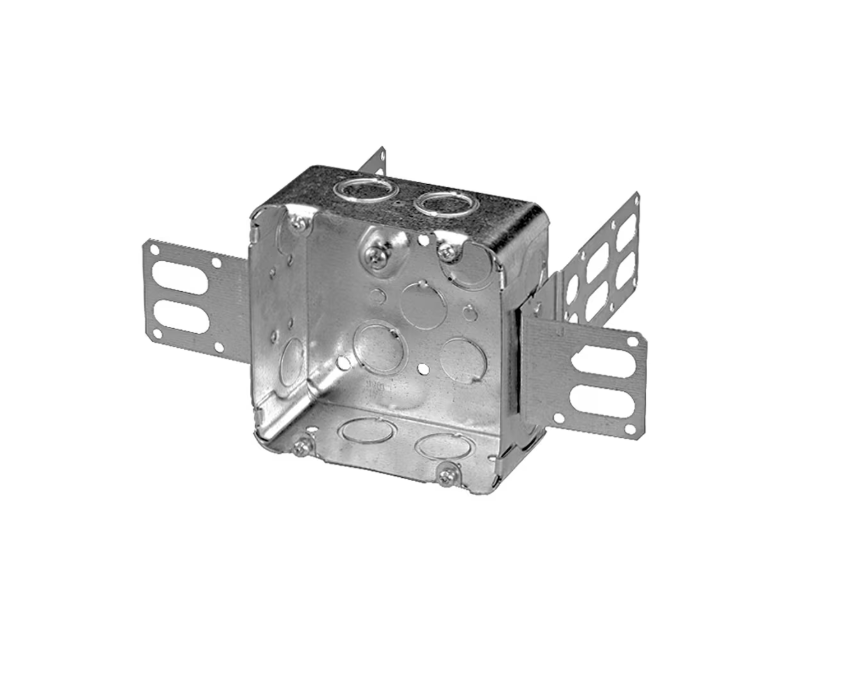 VMB-30196 - Deep Square Steel Stud Junction Box With Knockouts (52171 ...
